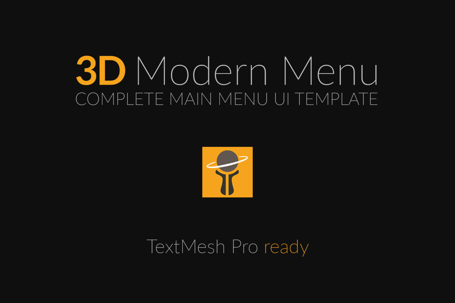 3D Modern Menu UI – SlimUI